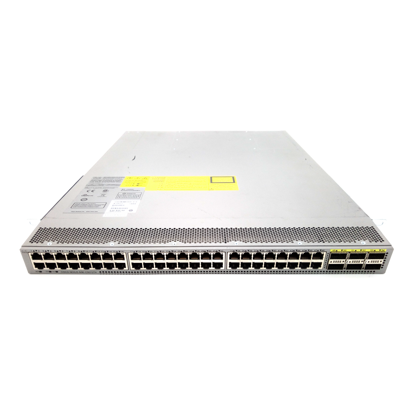 Cisco N9K-C9372TX 48 Port 1G/10G-T 6 Port 40G QSFP+ N9K-PAC-650W-B ...