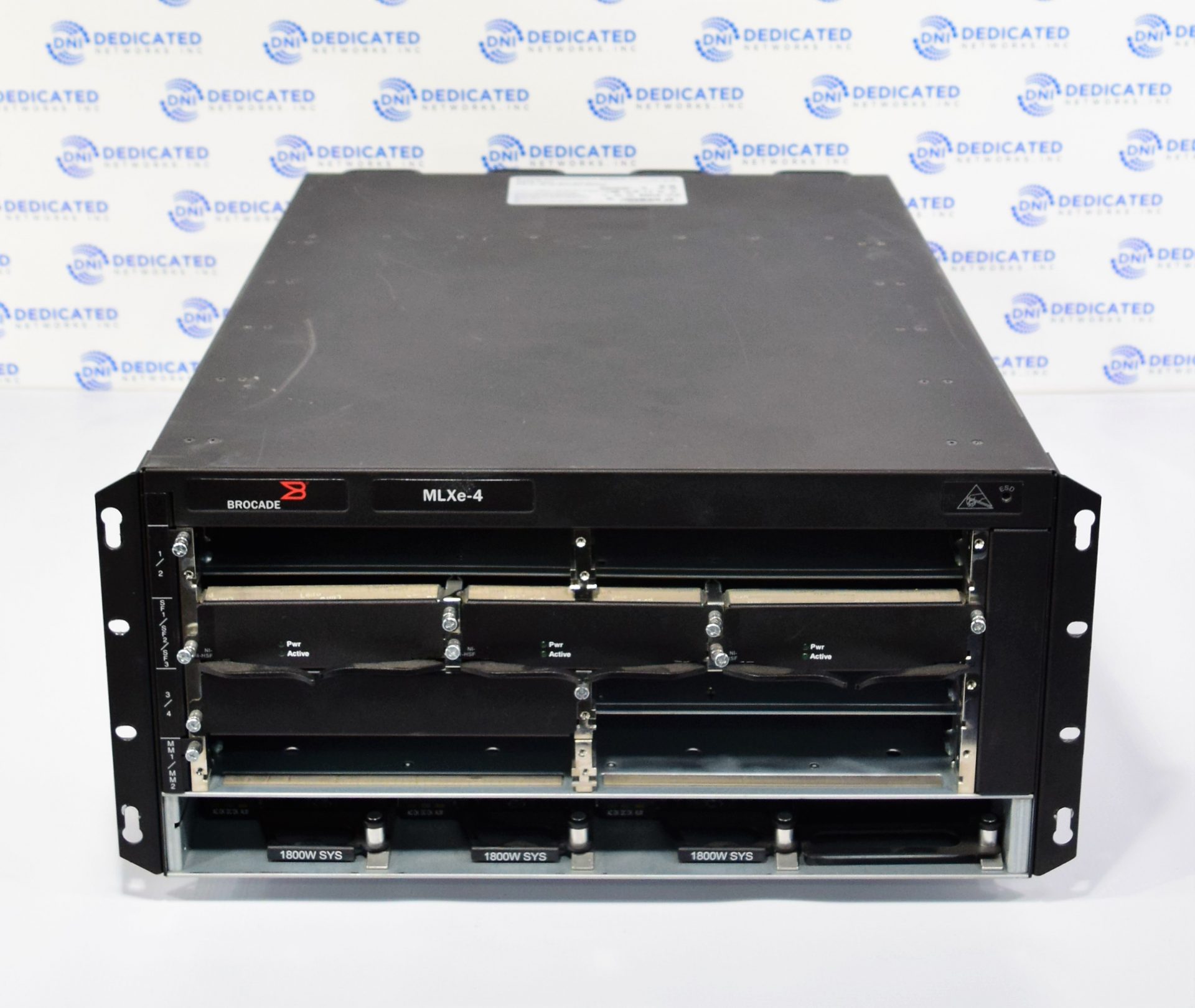 Brocade BR-MLXE-4-AC NetIron MLXe 4-Slot Chassis Complete Bundle 10G ...